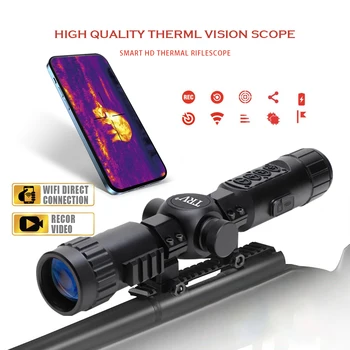 Hd 2-10x Thermal Scope For Hunting With Ranging Video Rec Wifi Optic ...