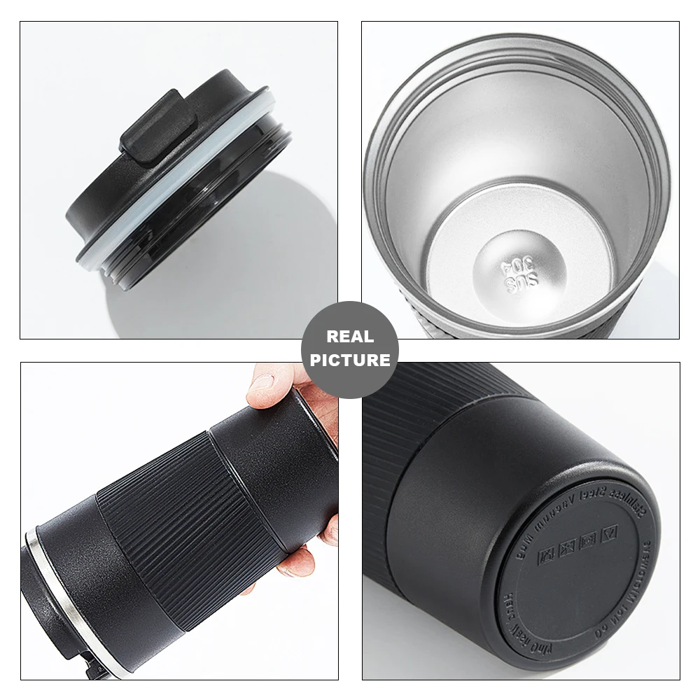 Eco Friendly Products Custom Logo 380ml 510ml Travel Mug Stainless Steel Espresso Thermos Vacuum ...