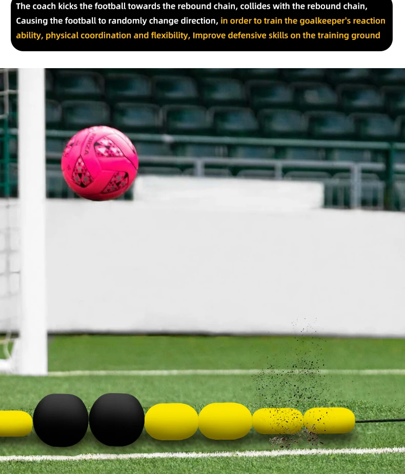 Goalkeeper Deflection Equipment Soccer Training Kit - Single Line ...