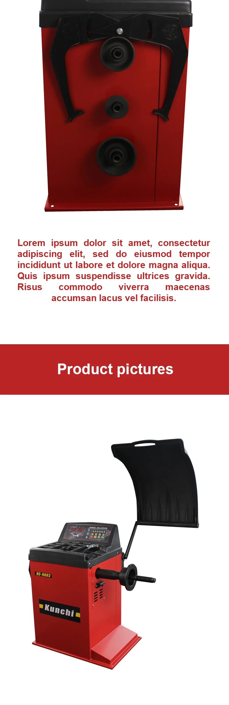 Auto Infrared Laser Positioning Motorcycle Wheel Balancing Machine ...