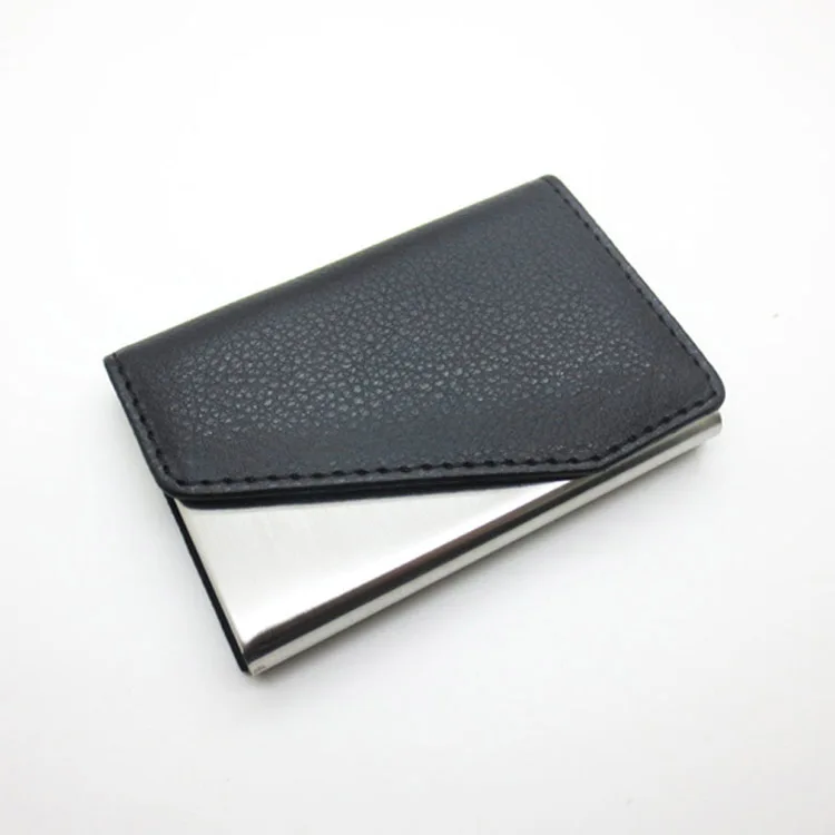 2025 Promotion Engraving Metal Business Card Holder Stainless Steel Pu ...