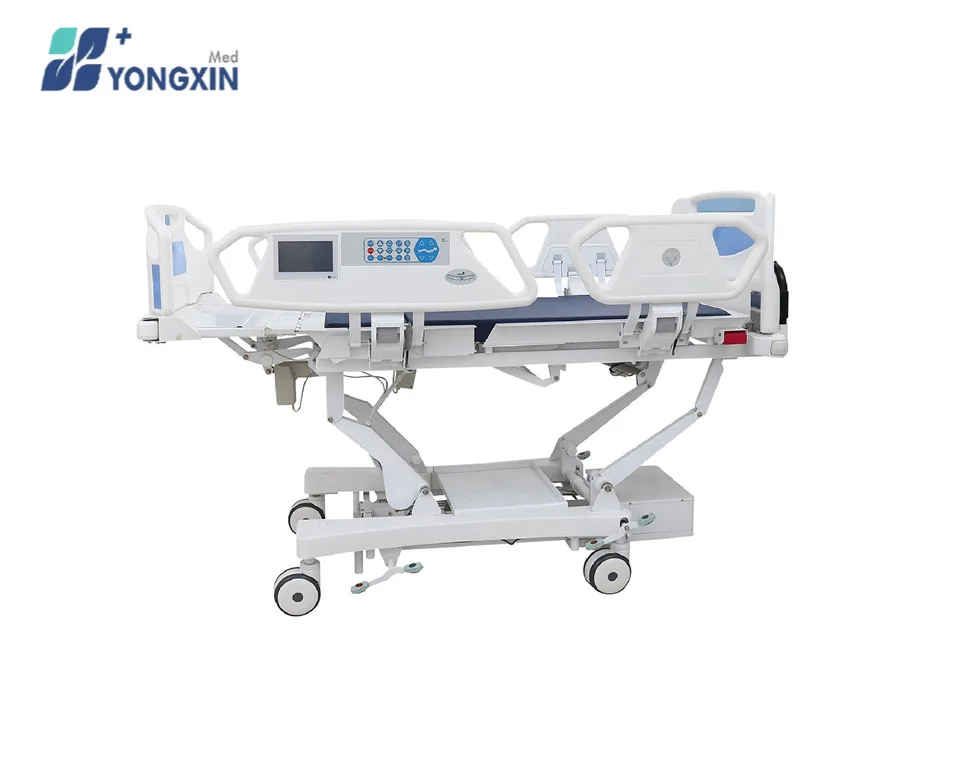 Hospital Equipment Supplies Electric Eight Function Adjustable Icu Bed ...