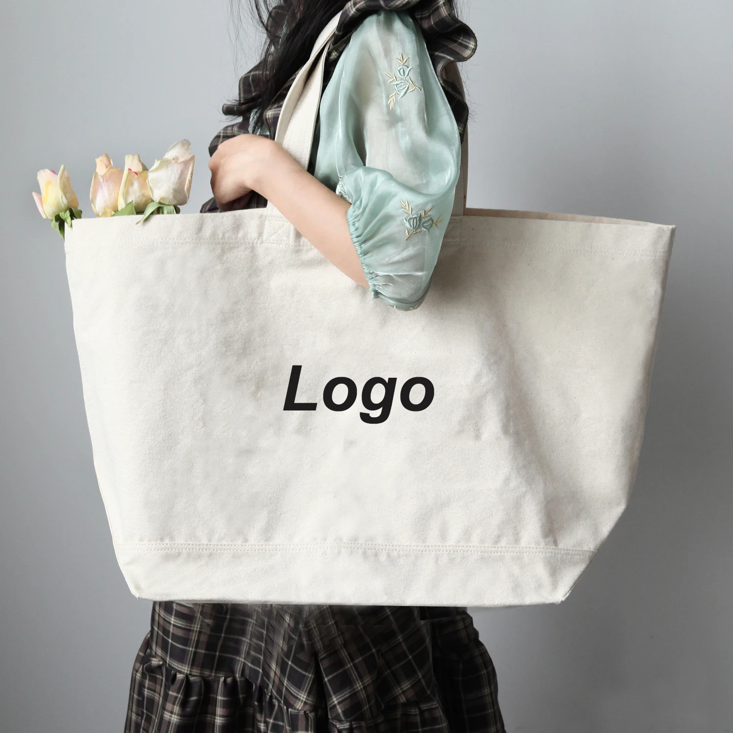 Customized Eco Foldable Extra Large Heavy Big Thick Capacity Casual ...