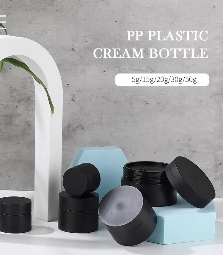 20ml 30ml 50ml Custom Color Acrylic Plastic Skin Care Cream Jar Bottle ...