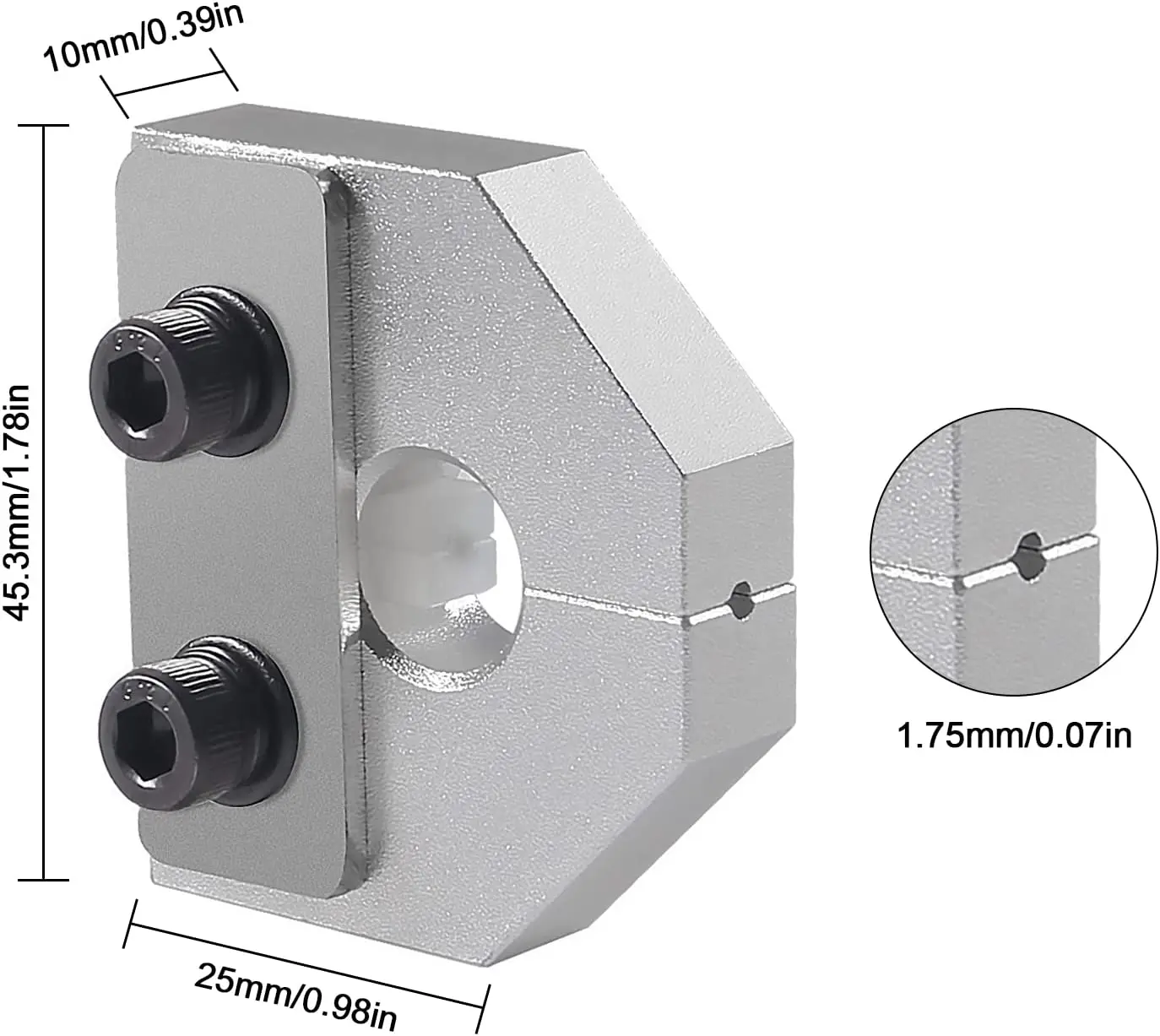 3D Printer Filament Connector - Reliable 1.75mm Solution