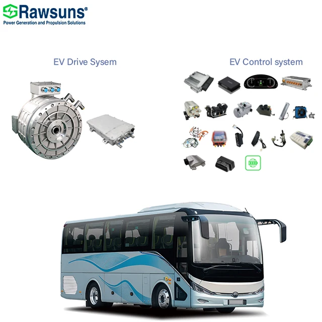 Rawsuns ac motor ev conversion kit ev motor RSTM424 70kw 120kw PMSM drive system+control system ...