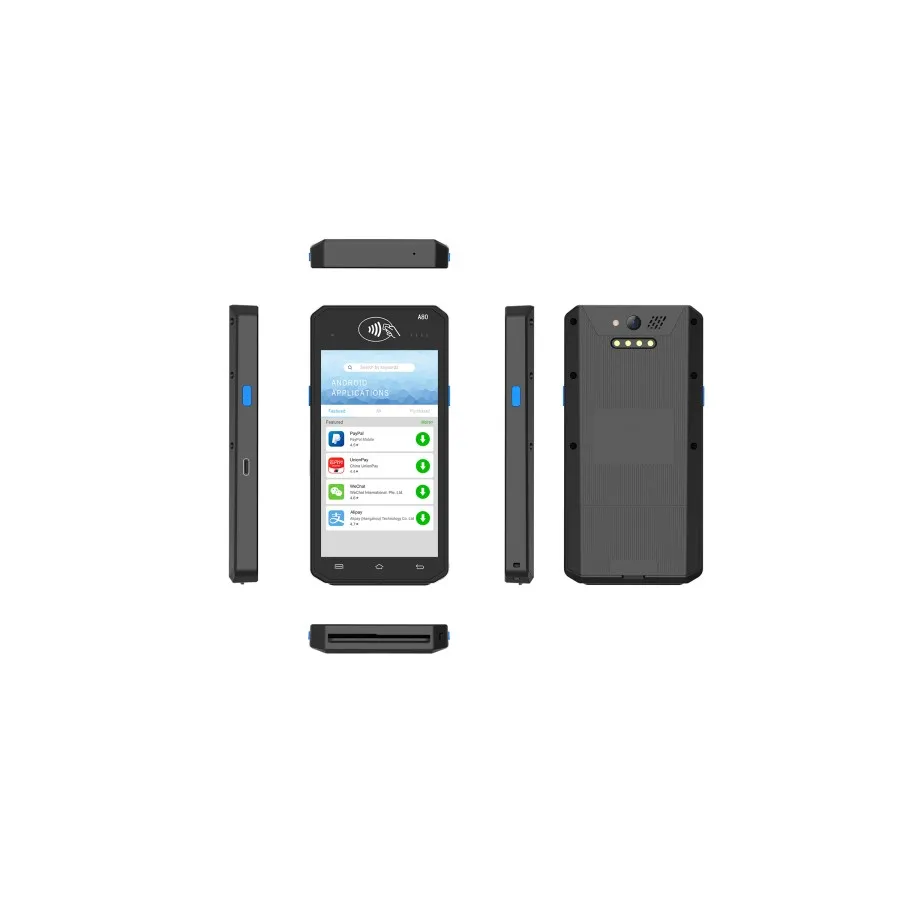 5-inch Android10 Mobile Payment Minipos Supports Bluetooth Wifi 4g 3g ...