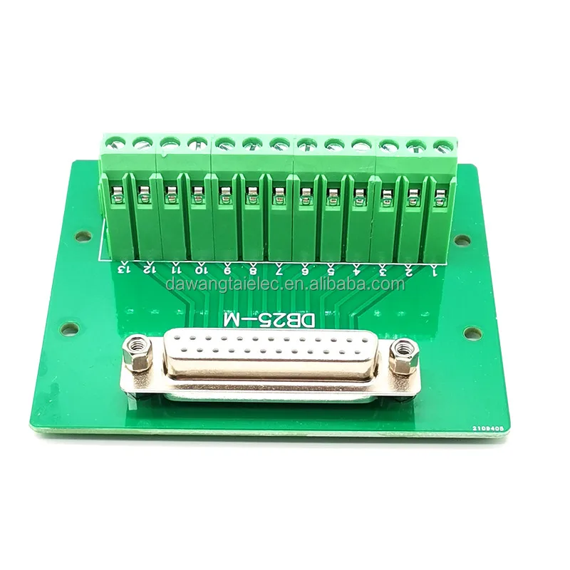 Db25 D-sub Female Db25-m11 25 Pin Connectors Socket Terminal Block Breakout Board Adapter ...