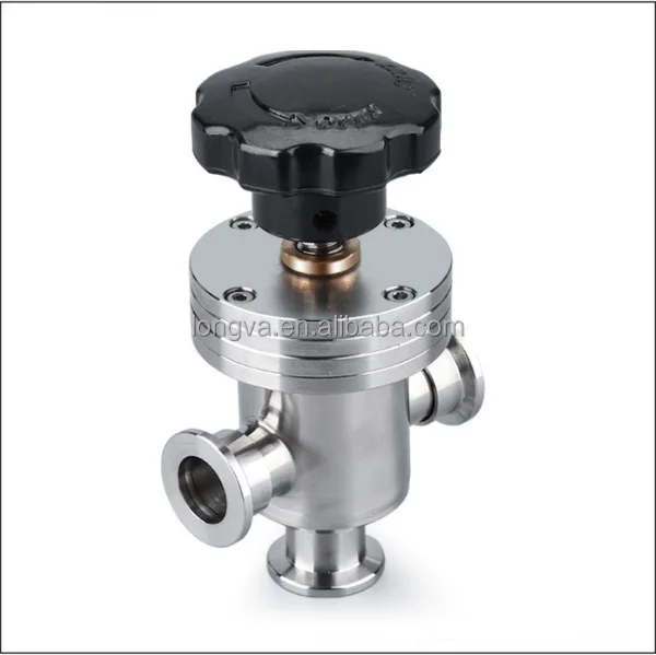 Stainless Steel Manual High Vacuum Flapper Valve KF CF ISO