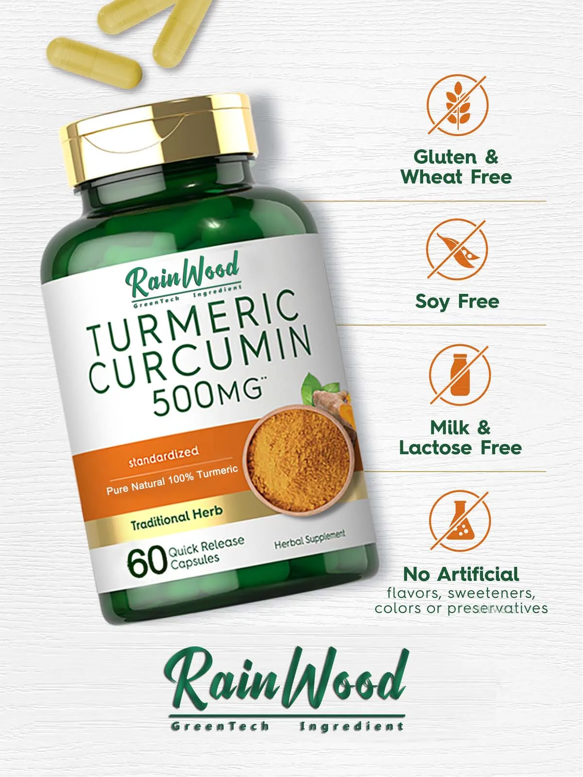 Private Label Food Supplements Curcuma Capsules Curcumin And Black ...