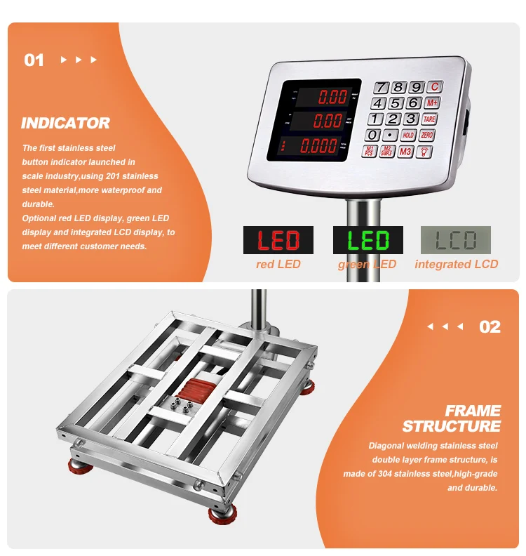 300kg Weighing Machine - Precision 304 Stainless Steel Scale