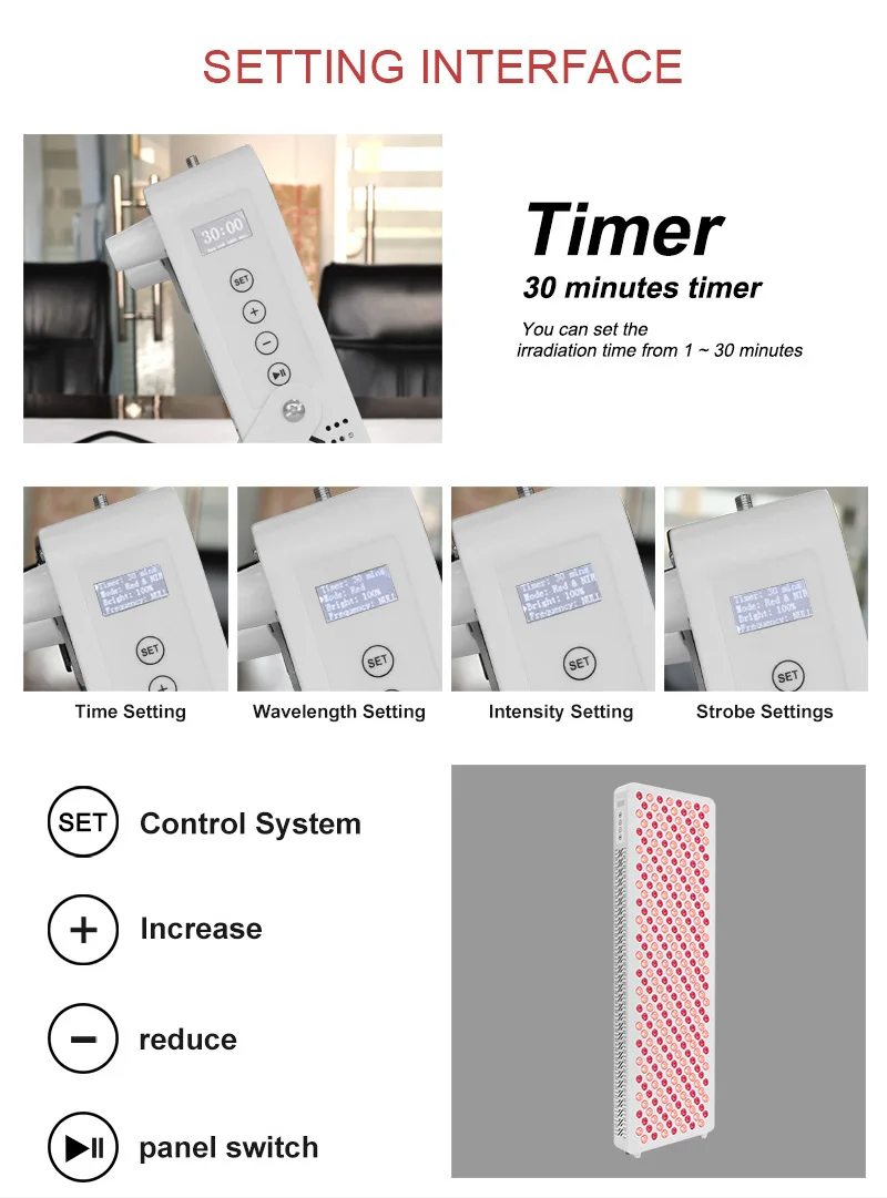 Red Near Infrared Light Therapy Bed - Idealight RL300MAX-PT