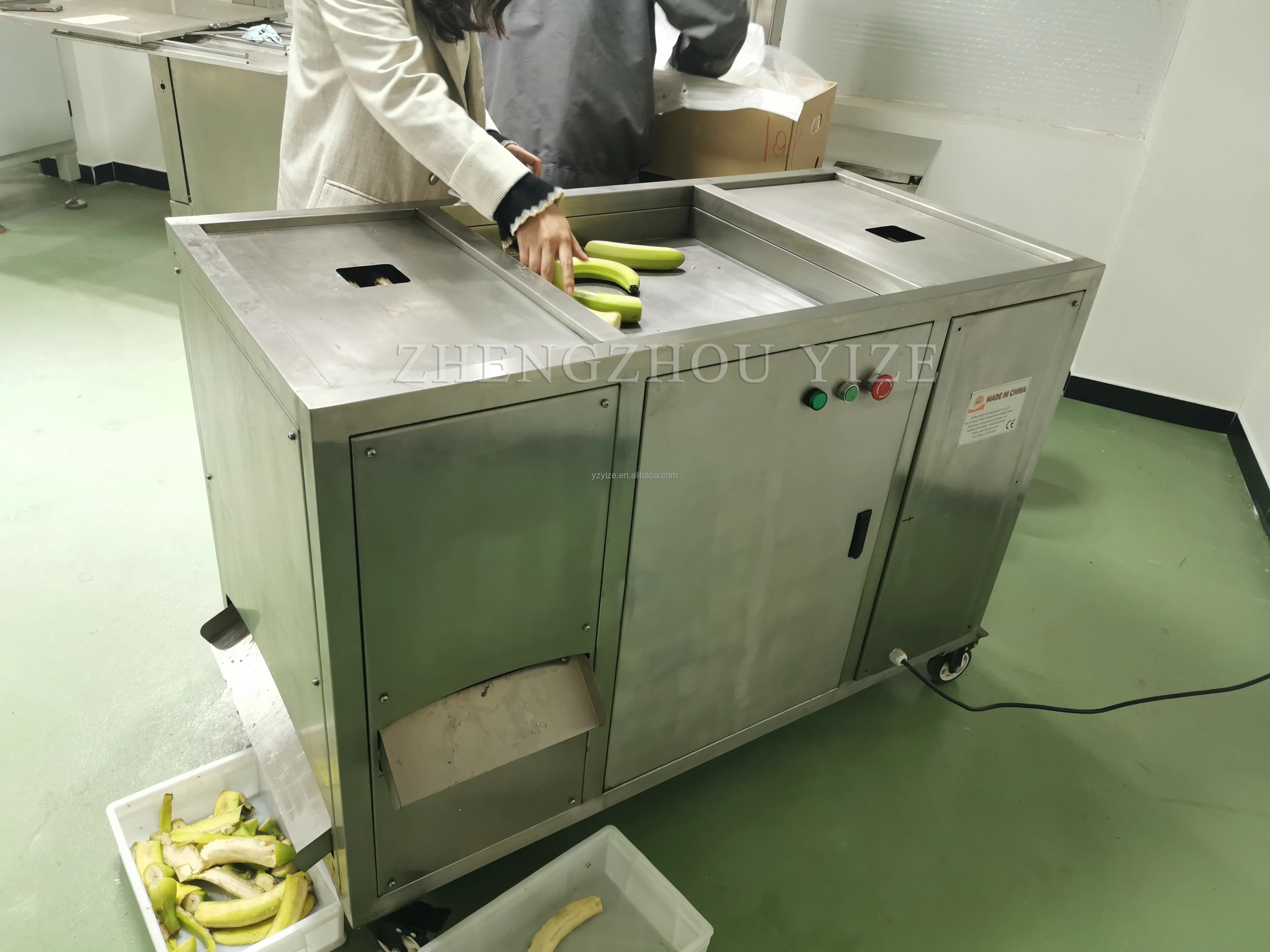 Automatic Green Banana Plantain Peeling Machine Green Banana Skin ...