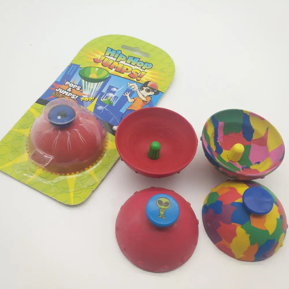54mm Half Ball Rubber Hip Hop Up Toys Jumping Ball Pop For Kids With 7p ...