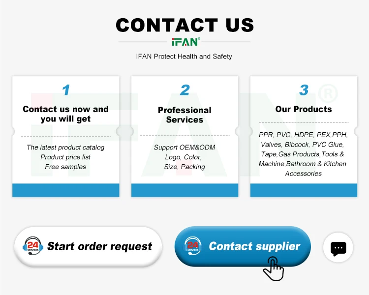 IFAN Factory Directly PP PE HDPE Compression Coupling Pipe Fitting HDPE ...