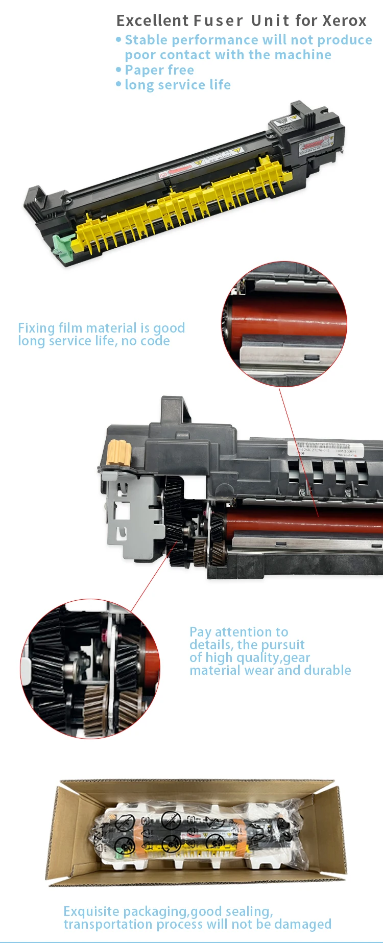 604k62230 For Xerox Fuser Unit 7845 7530 7535 7835 7855 7545 Fuser ...