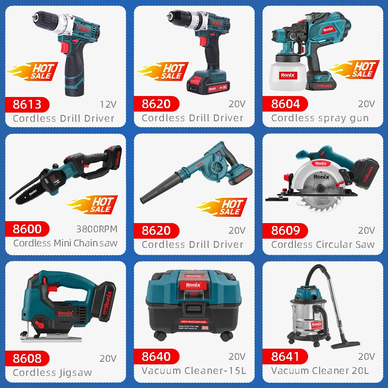 Ronix 8604 Airless Paint Sprayer Brushless Paint Sprayer Spray Gun ...