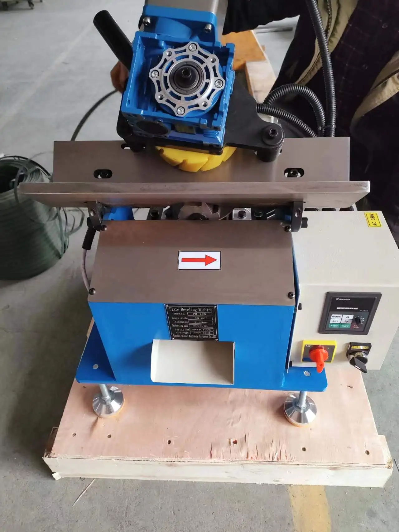 BC-10D Portable Electric Small Milling Groove Machine Steel Plate ...