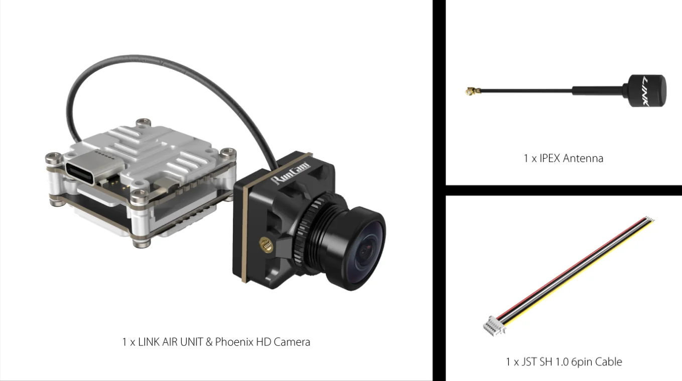 Runcam Link Phoenix Hd Kit 1280*720 60fps Digital Up To 4km 32ms Low ...