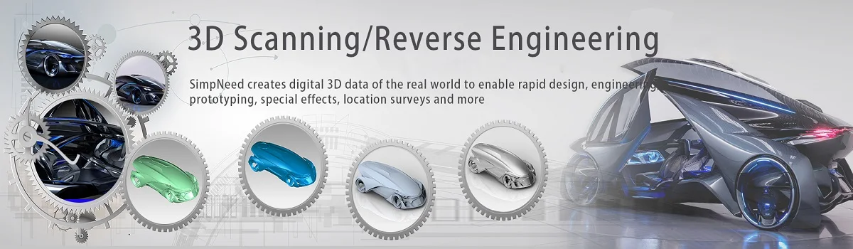 Simpneed 3d Model Design Services 3d Scanning Reverse Engineering Rapid Design 3d Printing ...