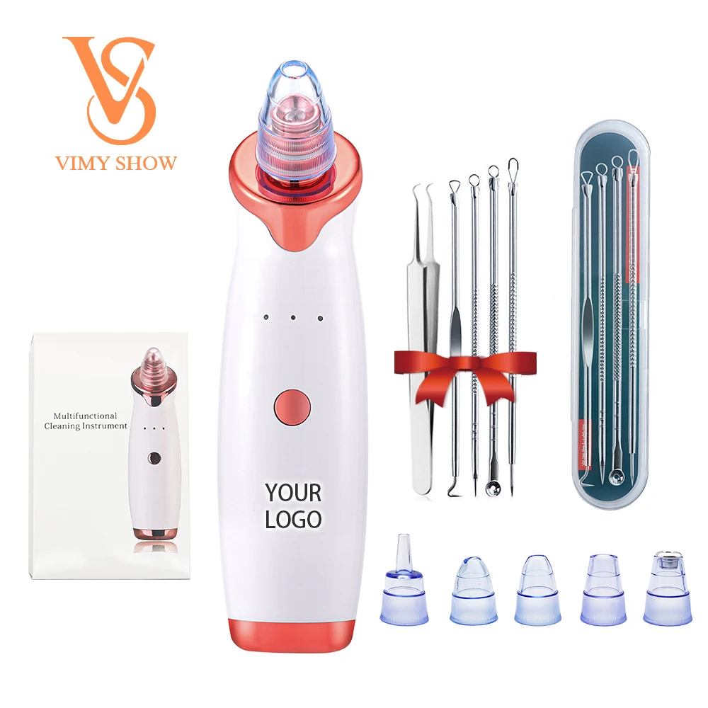 Best-selling Stainless Steel Face Beauty Equipment Kit Vacuum Blackhead ...
