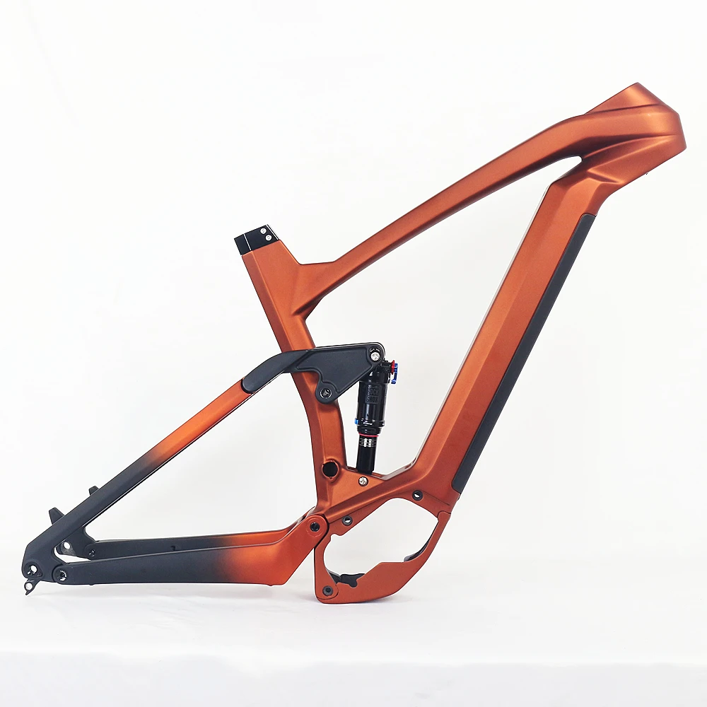 EF837 Toray T1000 Carbon Fiber Mountain Ebike Frame