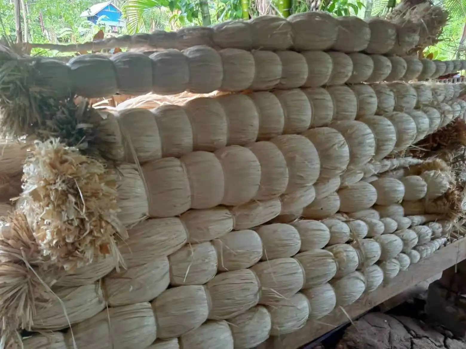 Philippine Madagascar Raffia Grass - Natural Fiber Wall Paper