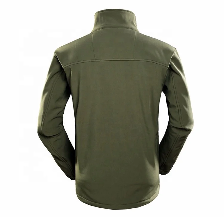 Custom Logo Softshell Polyester Tpu Bonded Fleece Jacket Waterproof ...