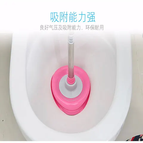 Hand Powered Action Drain Plunger Unclog Toilets Sinks Tubs Showers ...