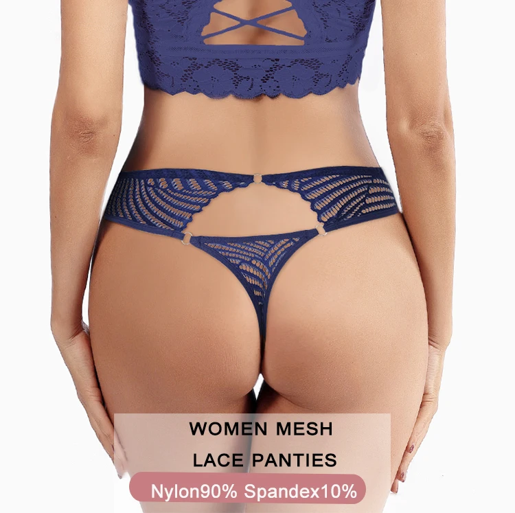 Womens Panties Thong Sexy Women Mesh Thong Woman Underwear Mid Rise