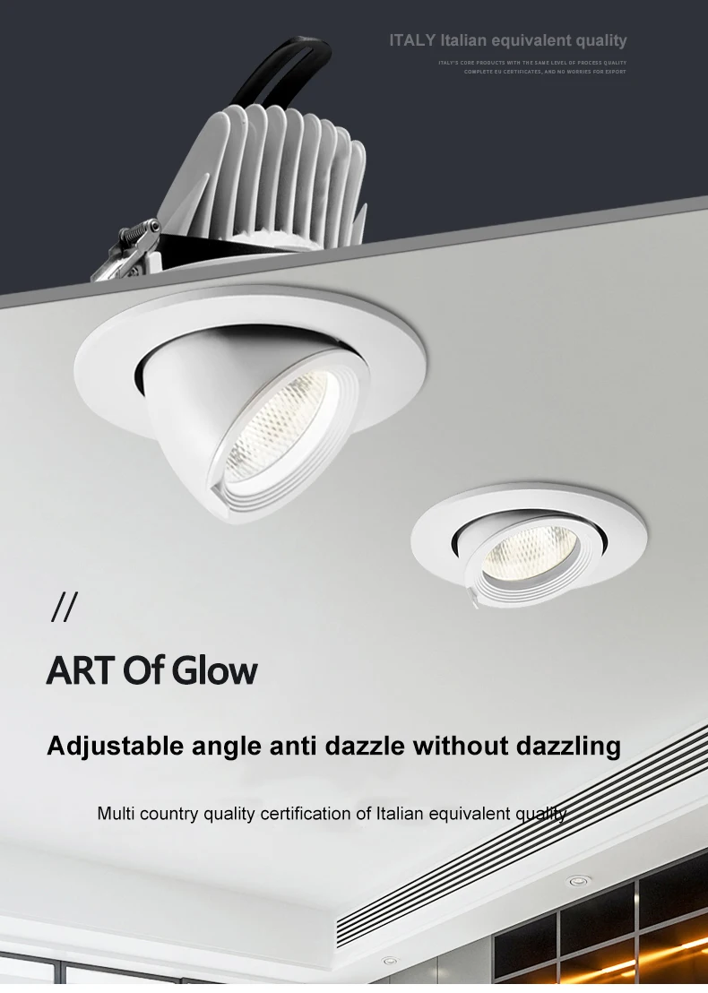 Hl096 5w Perforated Spotlight Embedded Background Wall Telescopic Elbow ...