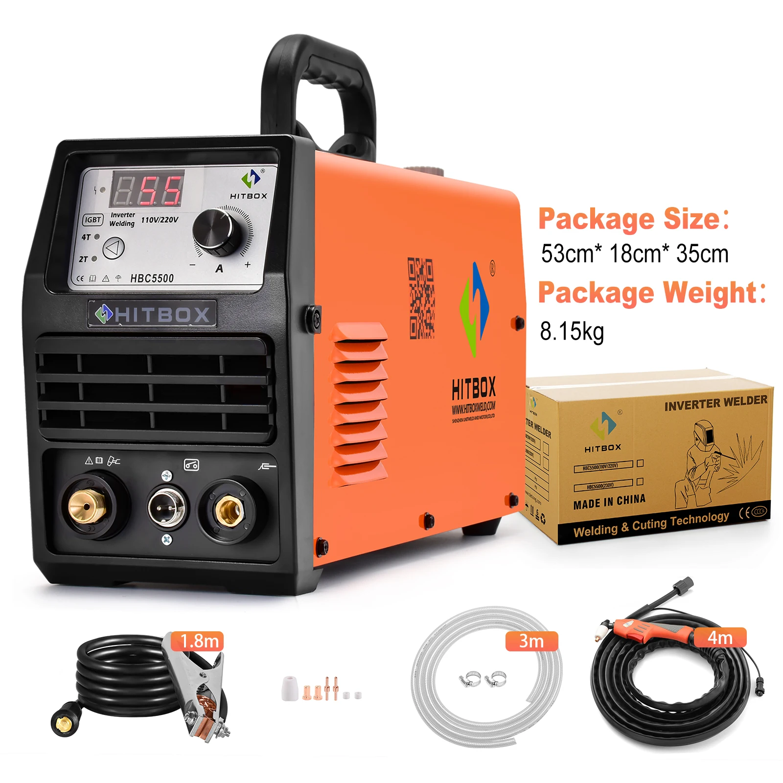 HITBOX IGBT Inverter Plasma Cutter - Precision Welding