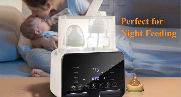 Fast Heating 9 In 1 Smart Temperature Control Baby Milk Formula Heater ...