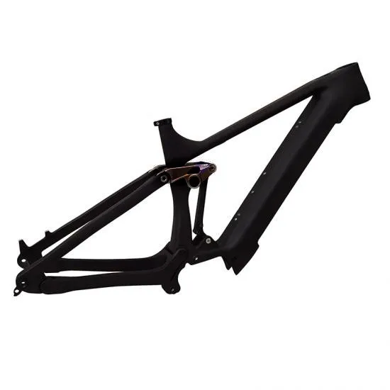 Toray T700 Full Suspension Ebike Carbon Fiber Frame Fit for Shimano DU ...