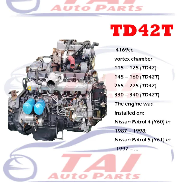 Japanese Used Complete Engine Td42t Toul Engine For Nissan In Stock ...
