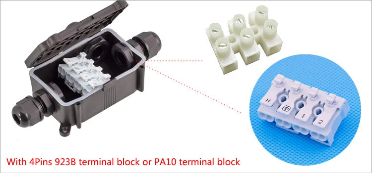 IP65 IP66 3 Way Junction Box - Waterproof Electrical Solution