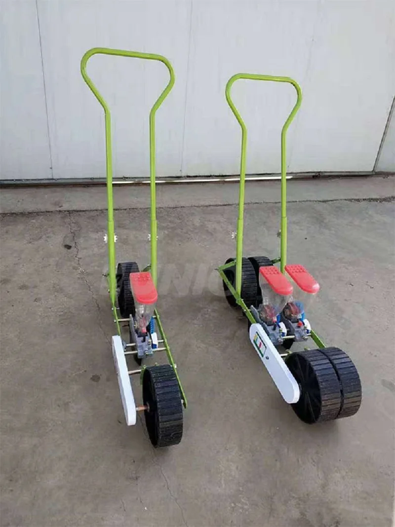 Multi Row Sembradora Manual Hand Push Vegetable Seed Spreader Seeder ...