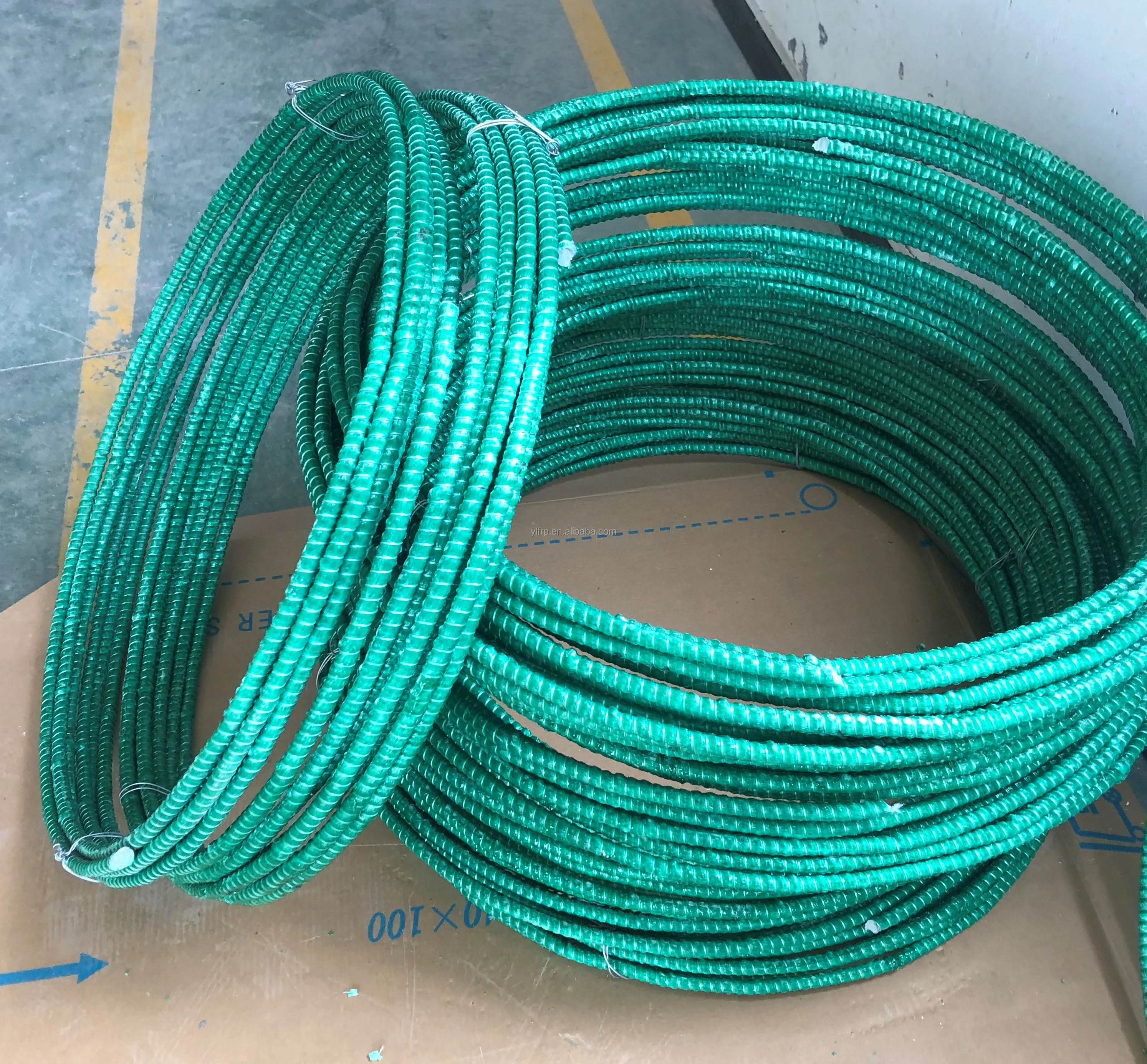 High Strength GFRP Rebars Fiberglass Reinforce Plastic Rebar Stirrup ...