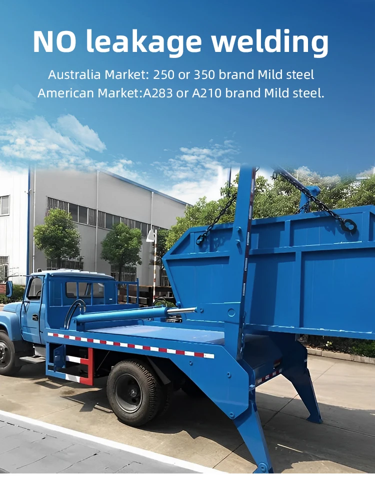 7m Container Skip Bin Waste Container Waste Management Metal For Solid ...