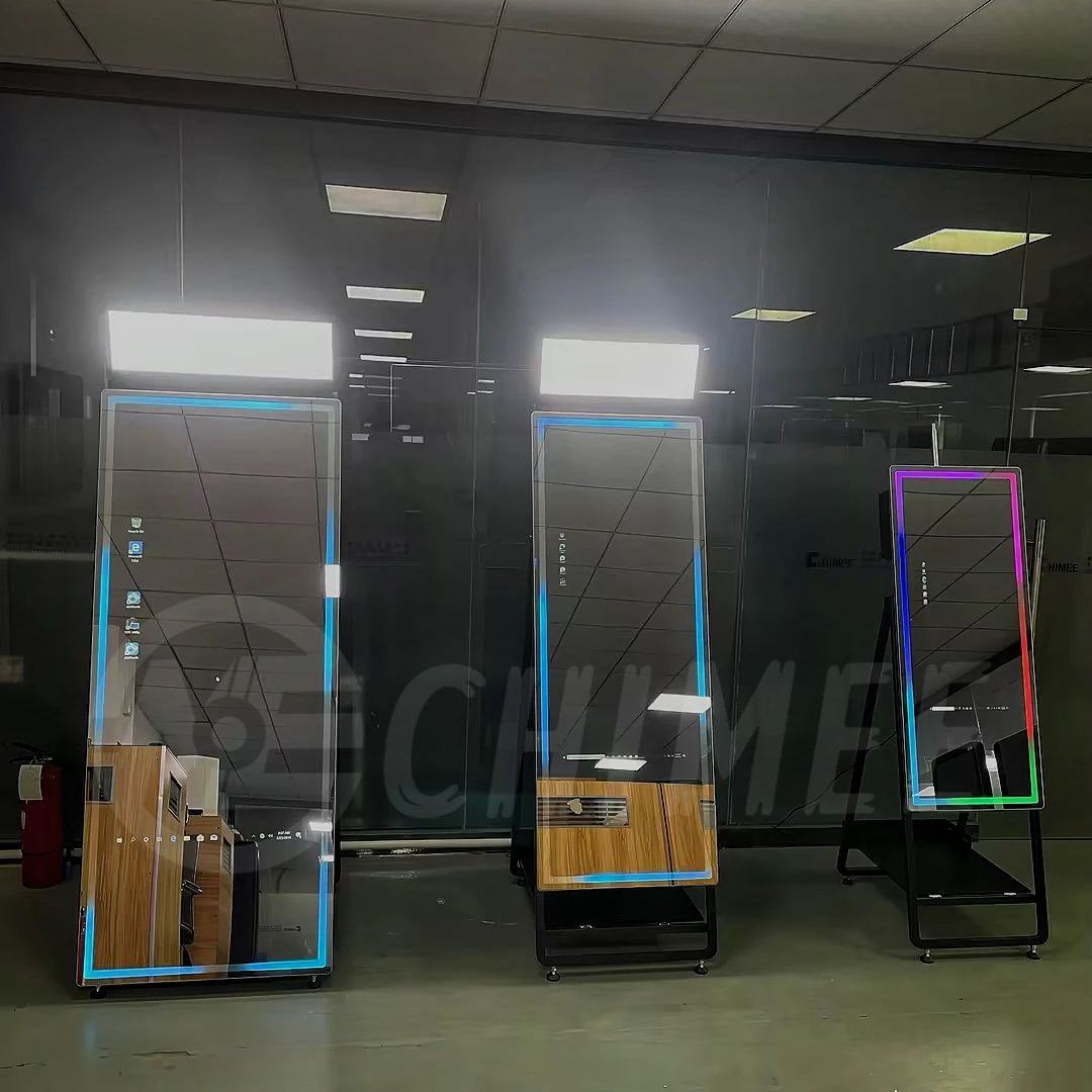 72" Full Length Mirror Photo Booth 42" Touch Screen Monitor Built-in ...