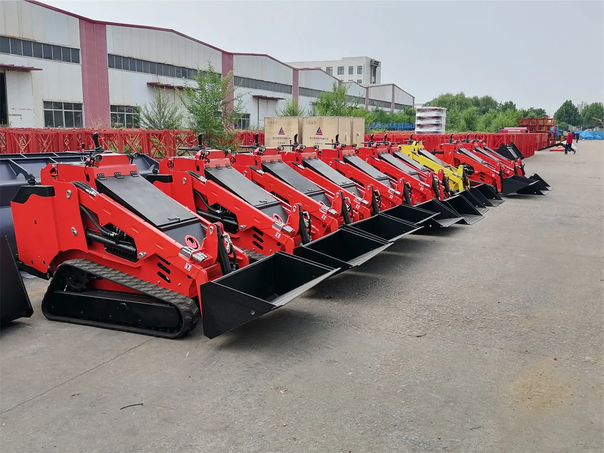 Walk Behind Mini Skid Steer with Mulcher - High Efficiency