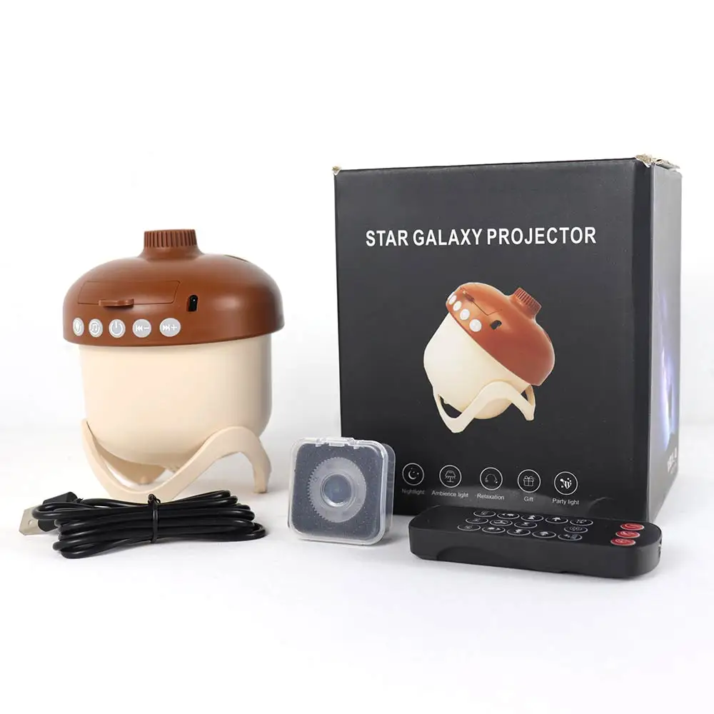 Pine Cone Cute Shaped Rc Available Rechargeable Star Galaxy Projector ...