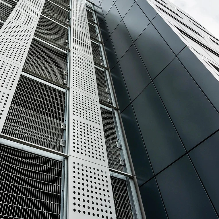 Aluminum Perforated Facade Exterior Wall Cladding Panels - Buy ...