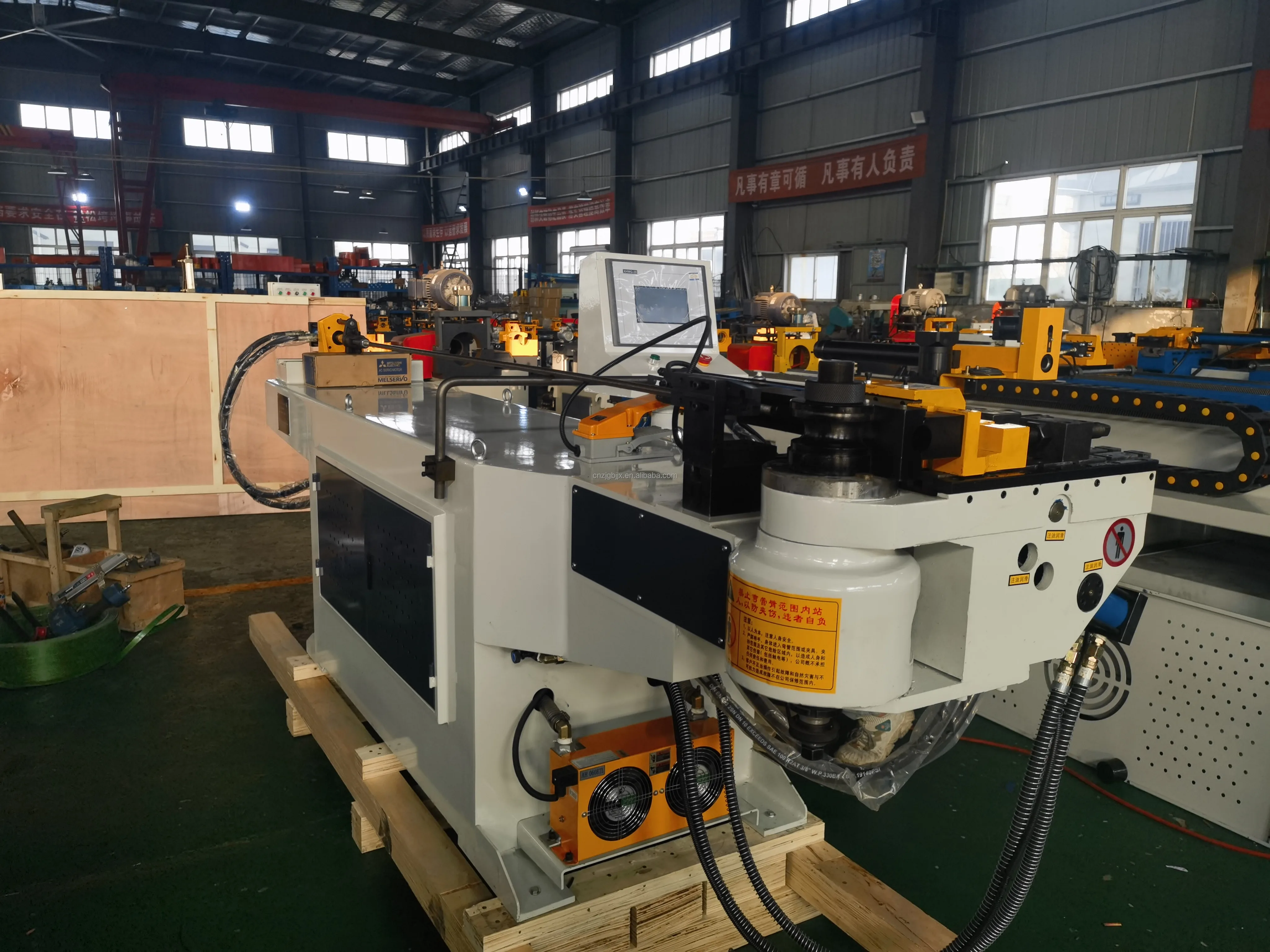 Hydraulic Electric Automatic Square Pipe Bending Machine Cnc Square ...