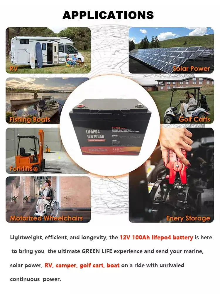 Factory Byd Lifepo4 Battery 12v 50ah 100ah 200ah 300ah Deep Cycle ...