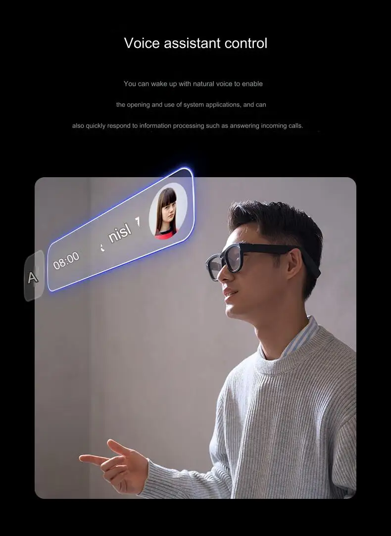 TCL Rayneo X2 AR Glasses - Smart 3D Sunglasses with RTS