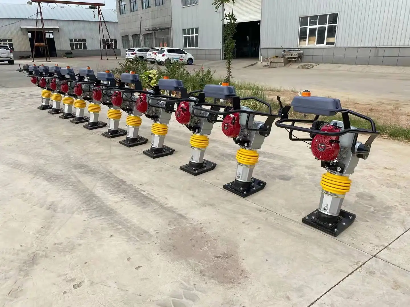 Loncin Gasoline Engine Jumping Jack Soil Earth Concrete Vibrating ...