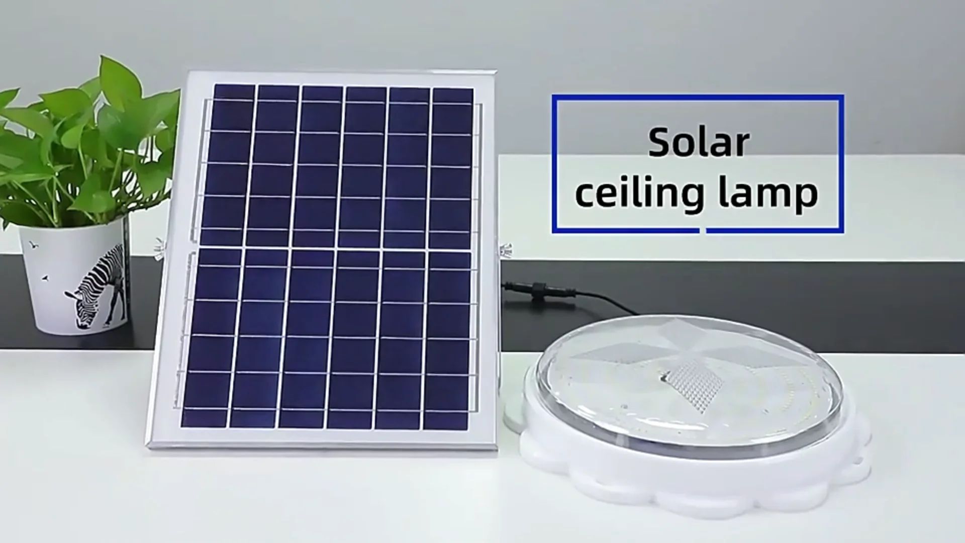 High Quality Rechargeable Solar Ceiling Light Indoor Outdoor 60w 100w ...