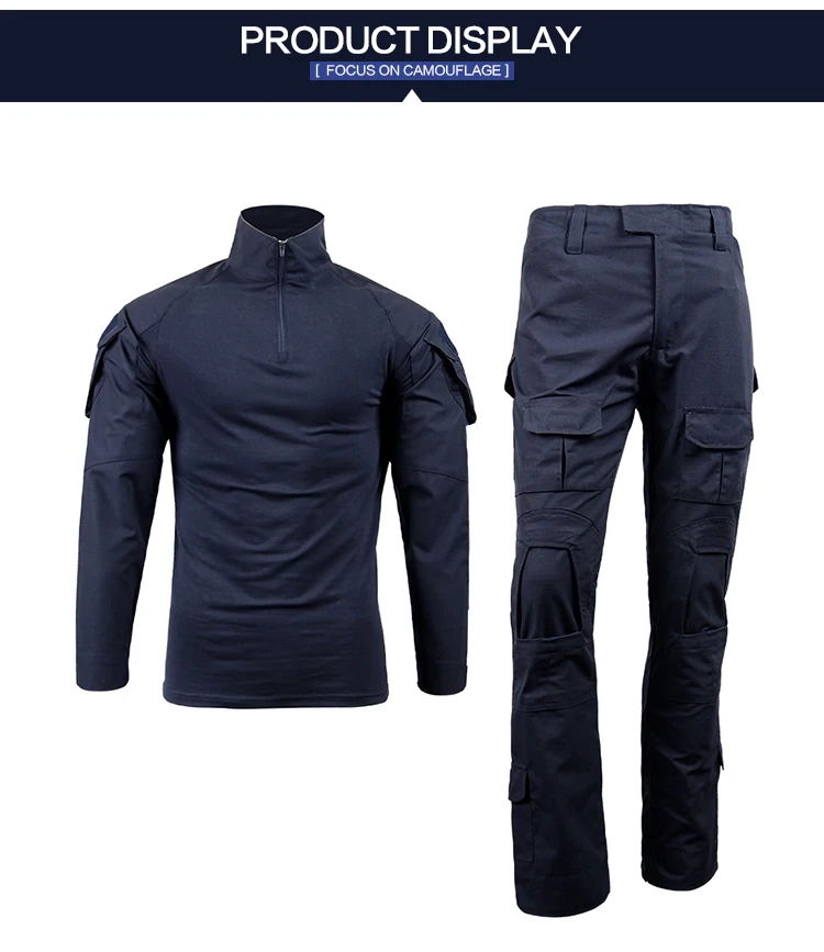 New Style Wholesale Uniform Navy Blue Camouflage Field Tactical ...