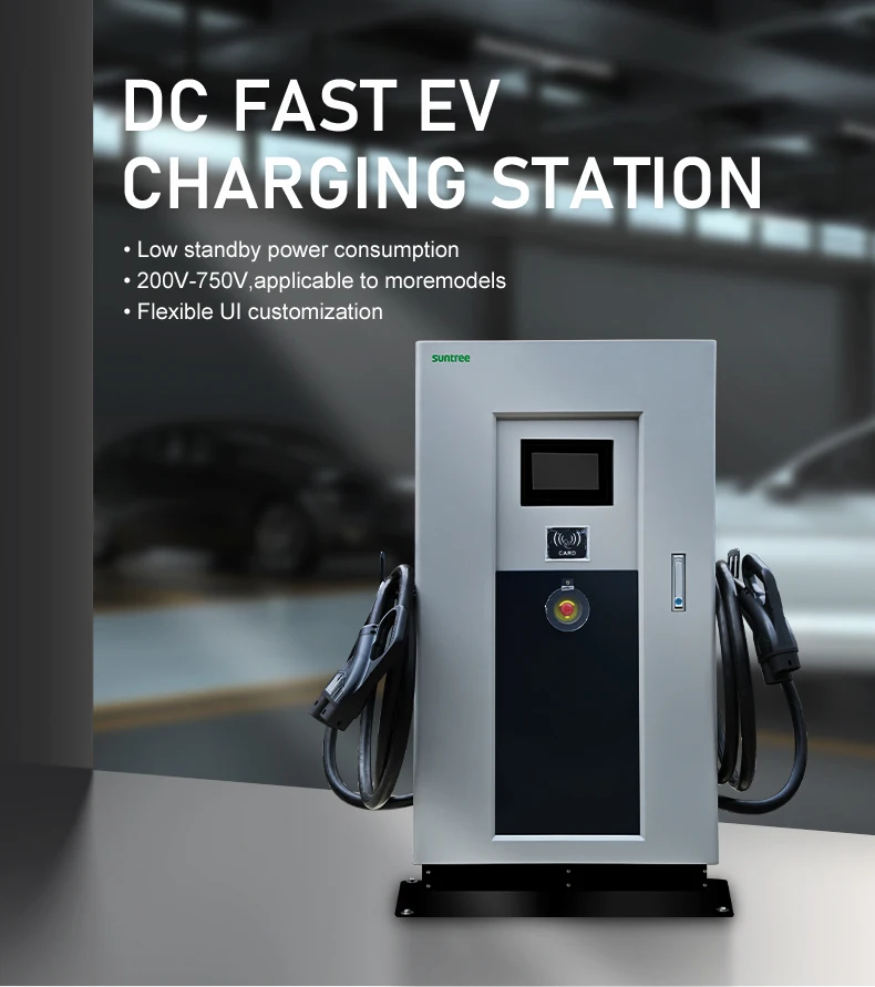 New Energy Ultrathin Fast Ev Charger Ocpp Integrated Dc 30kw/40kw/60kw ...